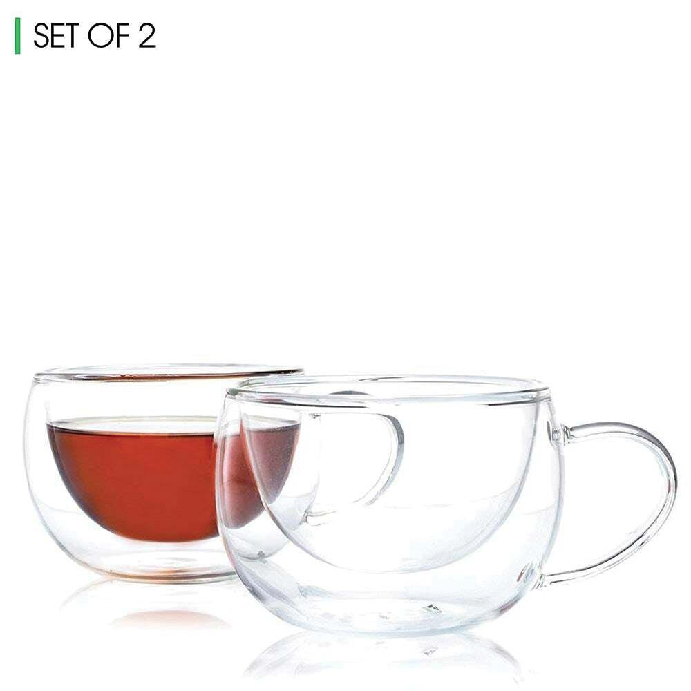 Double Walled Glass Tea Cups