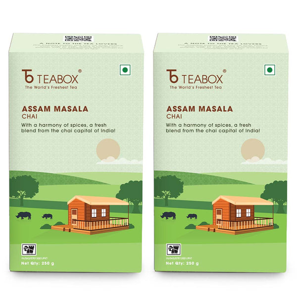 Buy Assam Masala Chai Tea Online | 100% Chai - Teabox