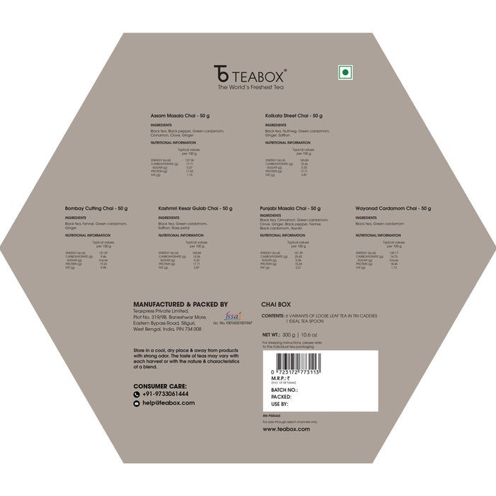 The Chai Tea Gift Box | Chai Gifts | Tea Gifts | Teabox