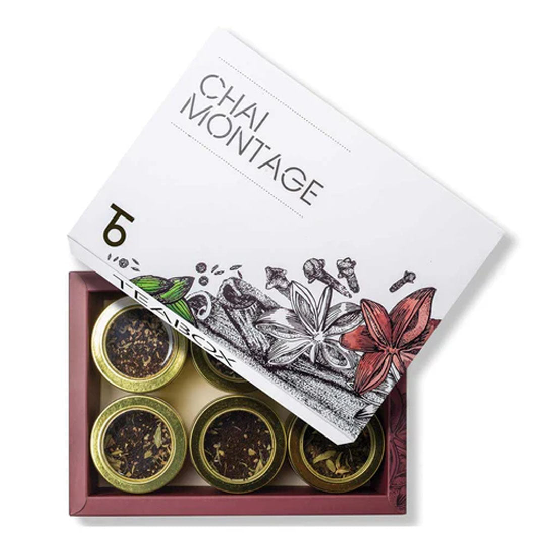 Chai Connoisseur's Dream Gift: 6 Handcrafted Blends, One Unforgettable ...