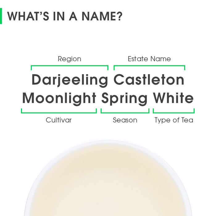 Buy 2025 Darjeeling Castleton Moonlight Spring White Tea Online | Teabox
