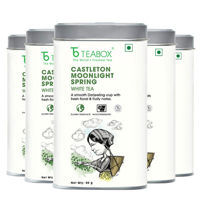 Buy 2025 Darjeeling Castleton Moonlight Spring White Tea Online | Teabox